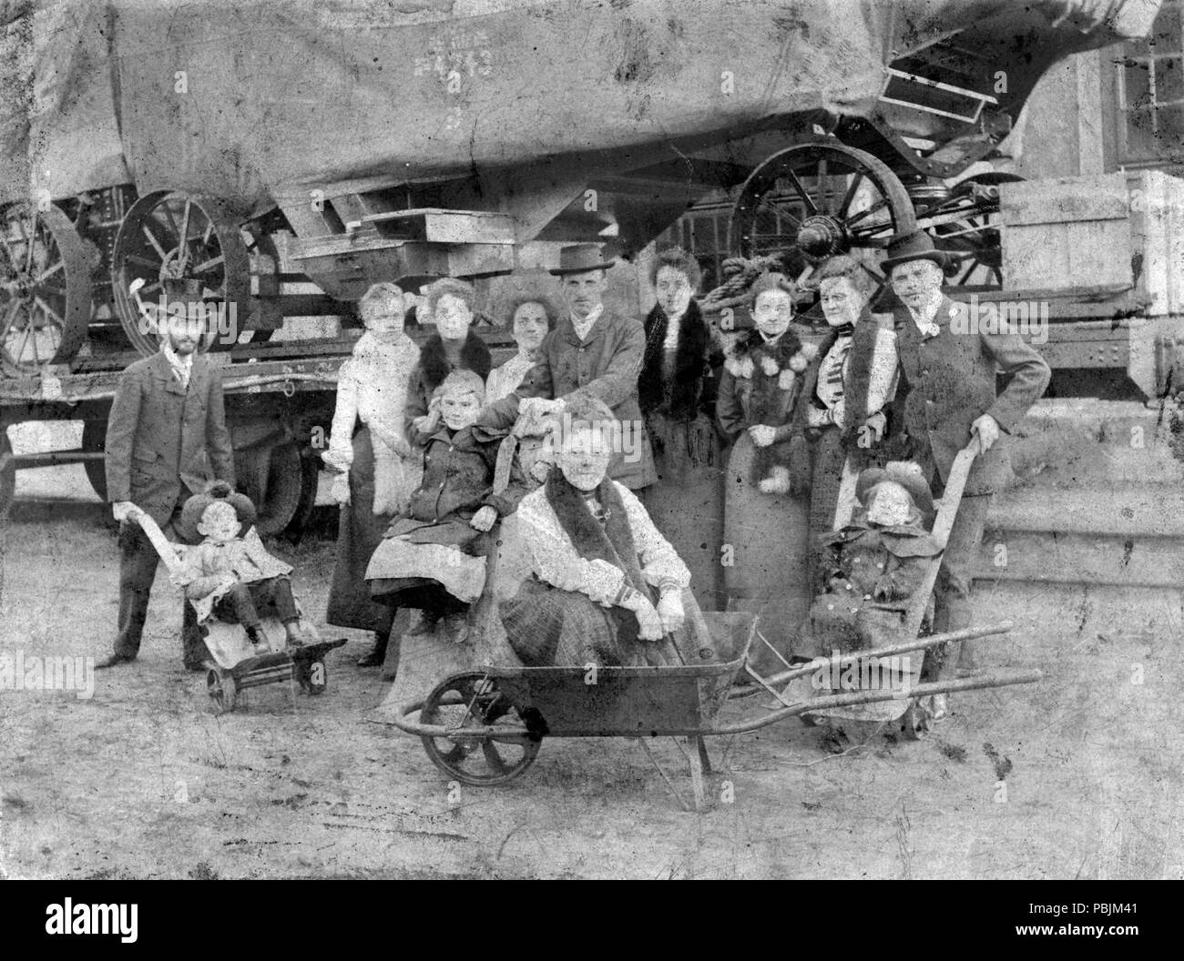Victorian wheelbarrow hi-res stock photography and images - Alamy