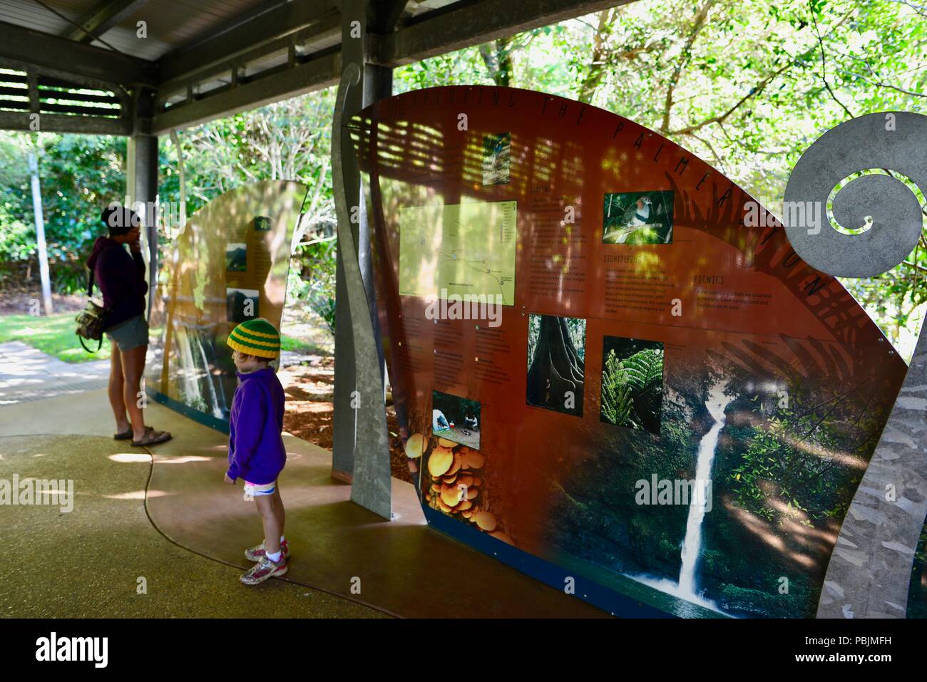 Entrance to the Mamu Tropical Skywalk, Wooroonooran National Park ...