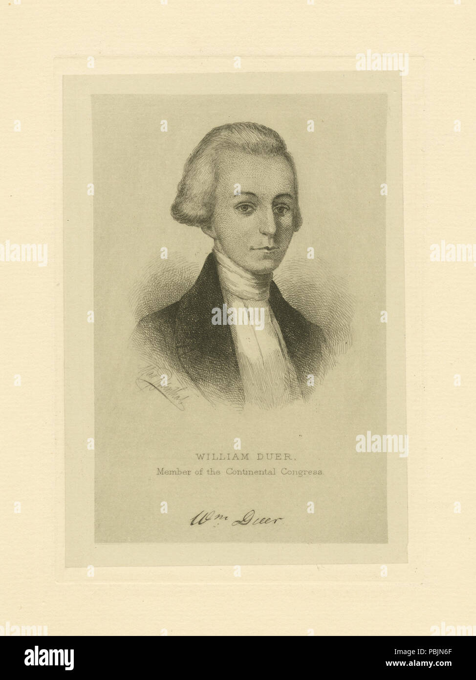 William duer hi-res stock photography and images - Alamy