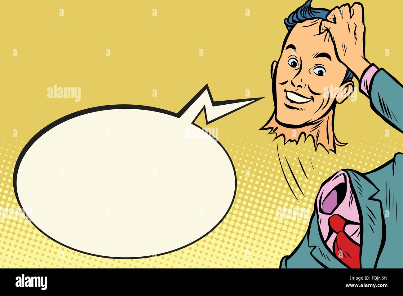 Polite black man Stock Vector Images - Alamy