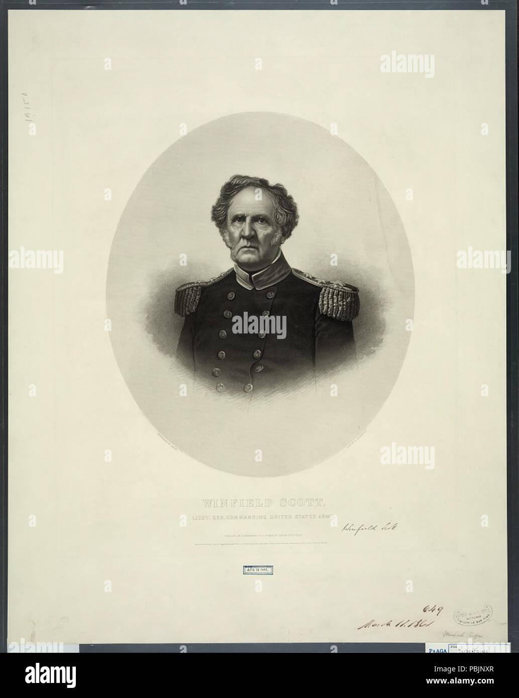 Winfield scott hi-res stock photography and images - Alamy