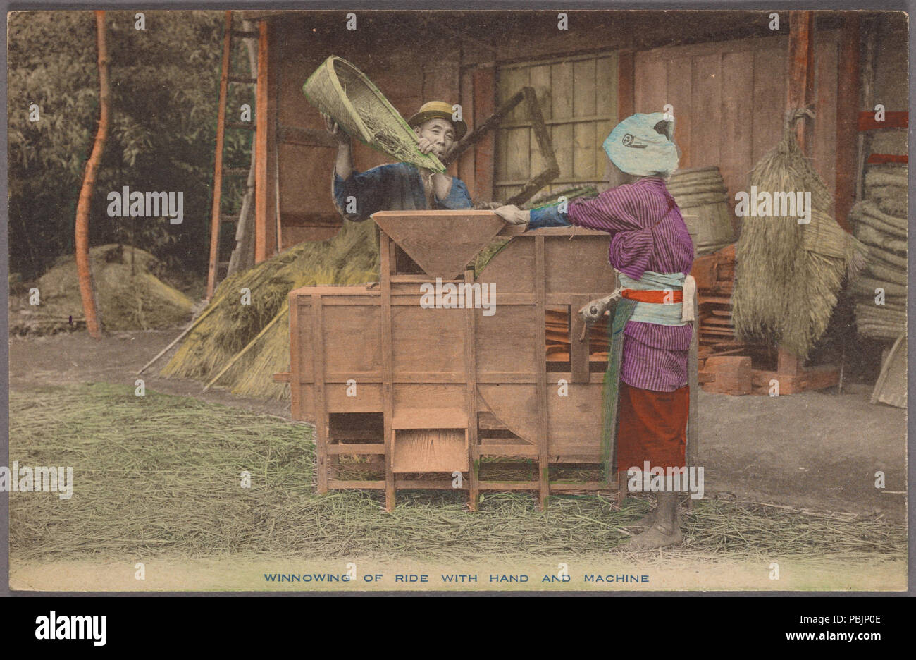 Winnowing machine hi-res stock photography and images - Alamy