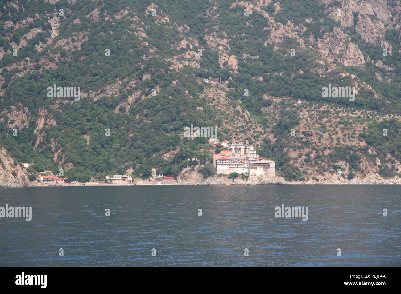 Greece, Mount Athos monasteries Stock Photo - Alamy