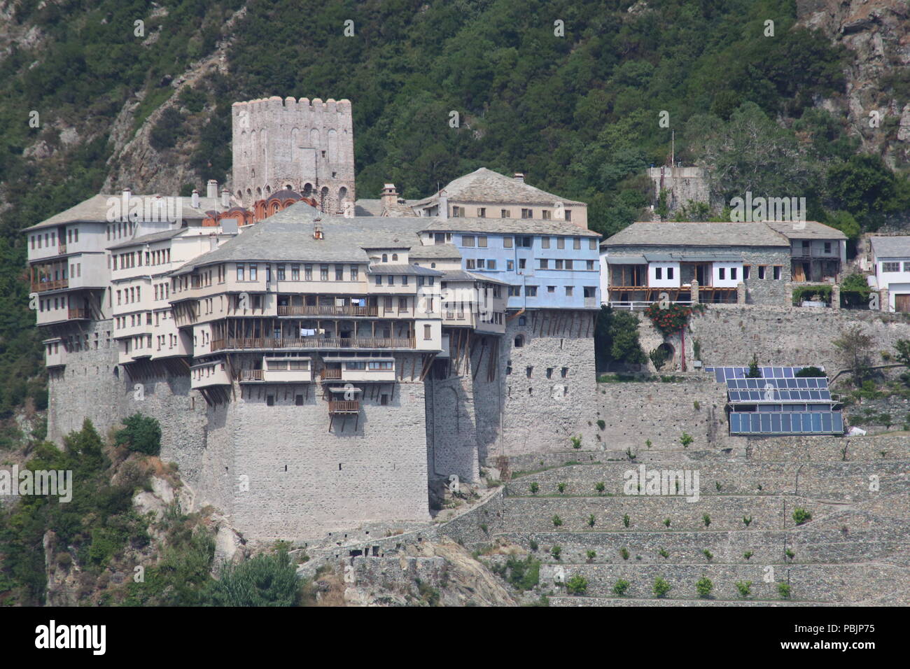 Greece, Mount Athos monasteries Stock Photo - Alamy