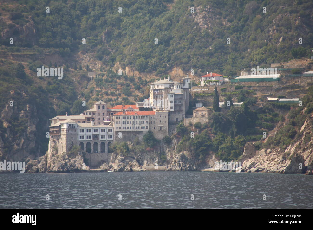 Greece, Mount Athos monasteries Stock Photo - Alamy