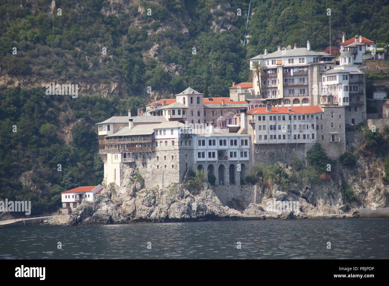 Greece, Mount Athos monasteries Stock Photo - Alamy