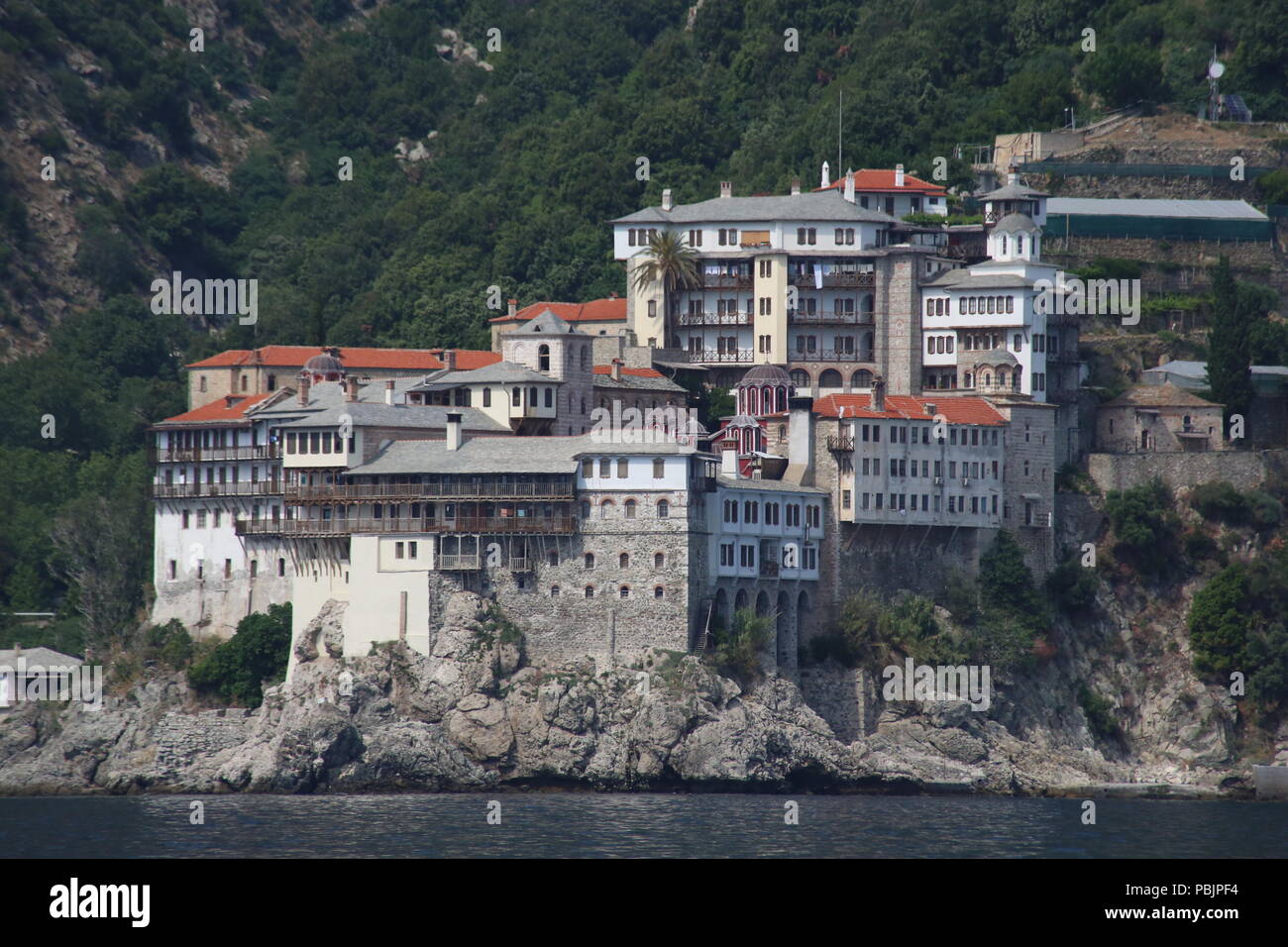 Greece, Mount Athos monasteries Stock Photo - Alamy
