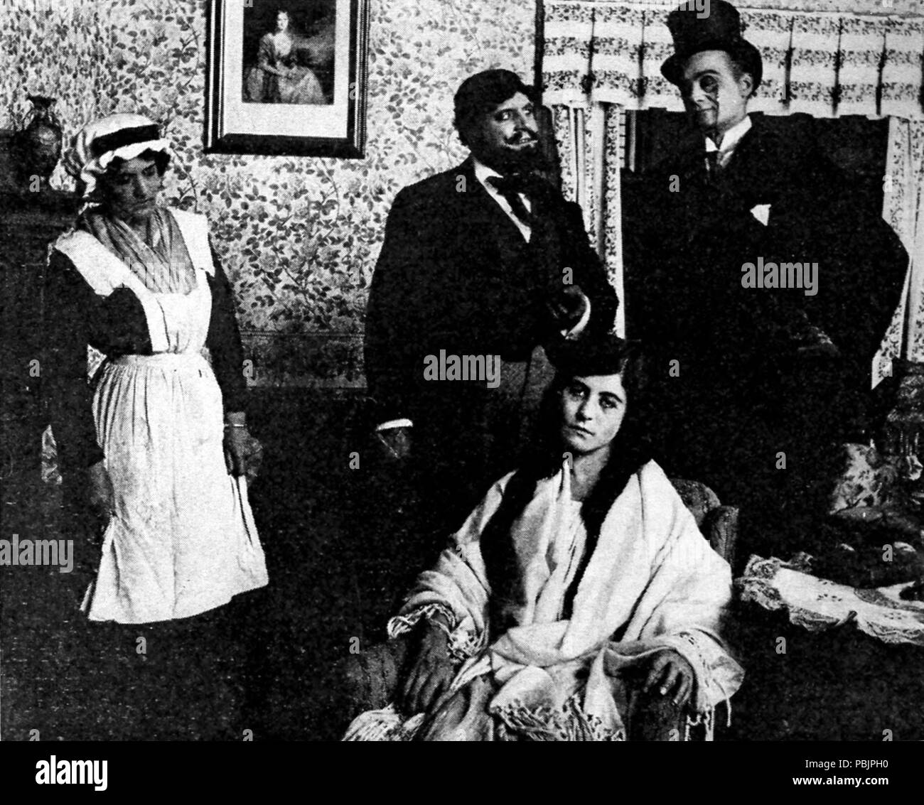 Figure in white Black and White Stock Photos & Images - Alamy