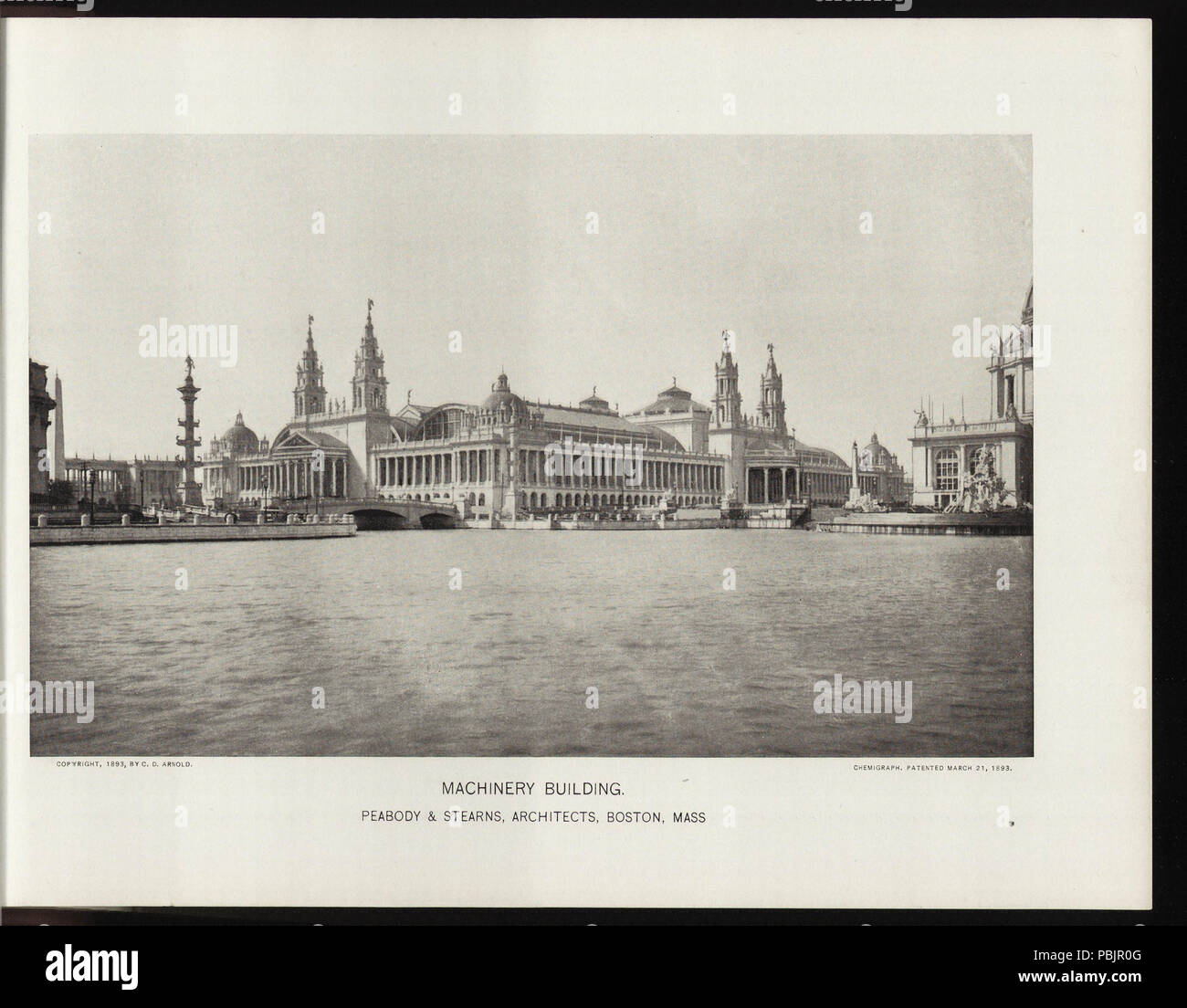 1870 World Columbian Exposition 1893 Views by CD Arnold 0024 Stock ...