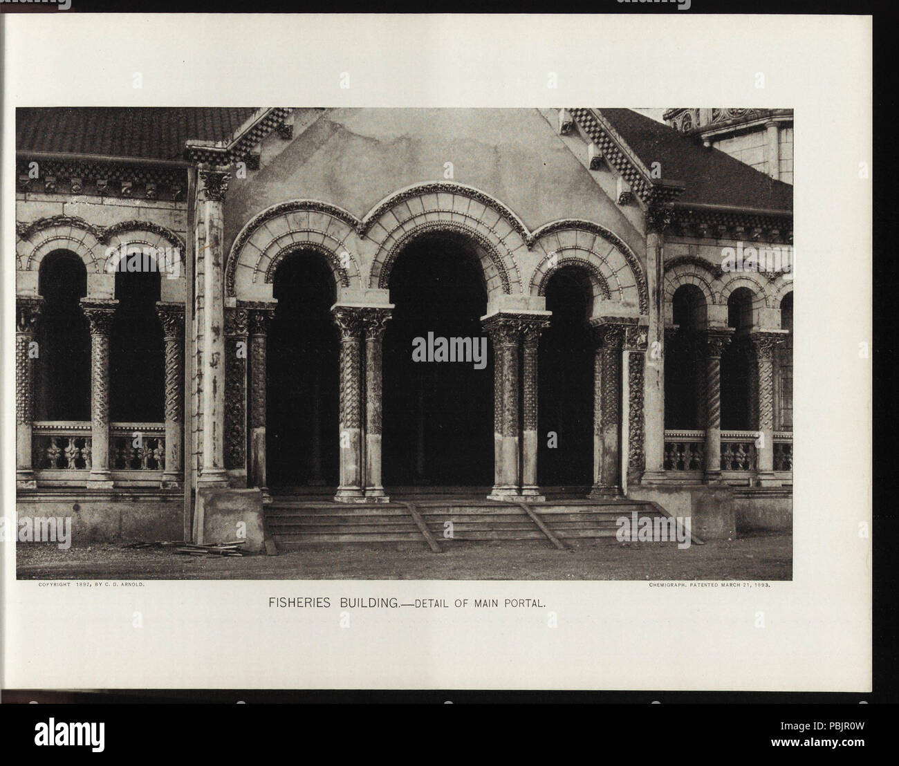 1870 World Columbian Exposition 1893 Views by CD Arnold 0034 Stock ...