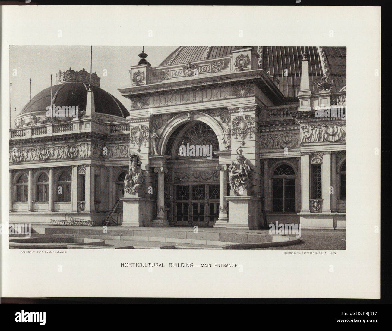 1870 World Columbian Exposition 1893 Views by CD Arnold 0044 Stock ...