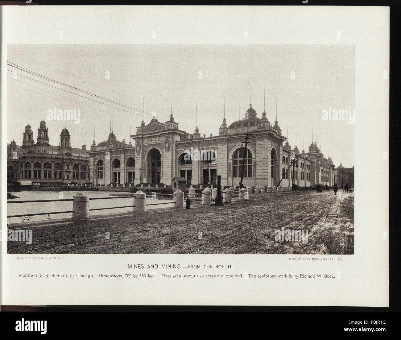 1870 World Columbian Exposition 1893 Views by CD Arnold 0052 Stock ...