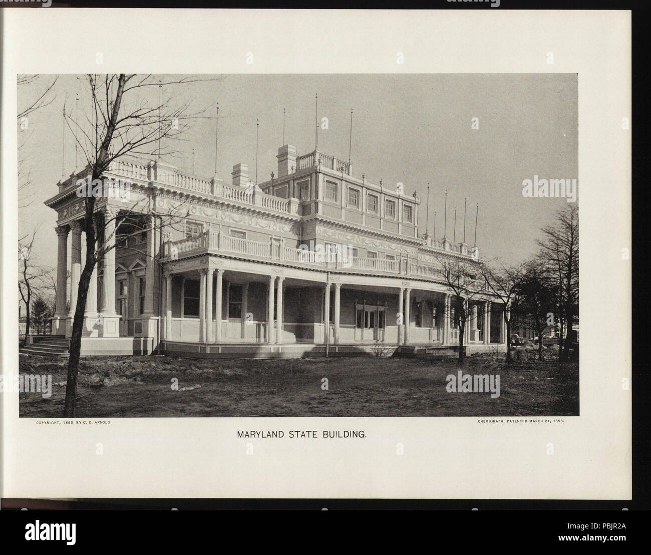 1870 World Columbian Exposition 1893 Views by CD Arnold 0068 Stock ...