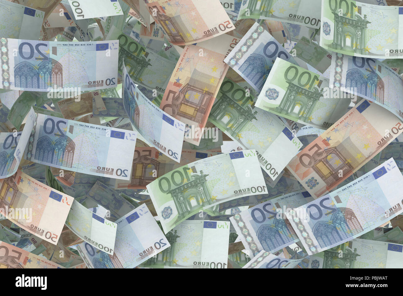 Euro notes background - EU currency Stock Photo - Alamy