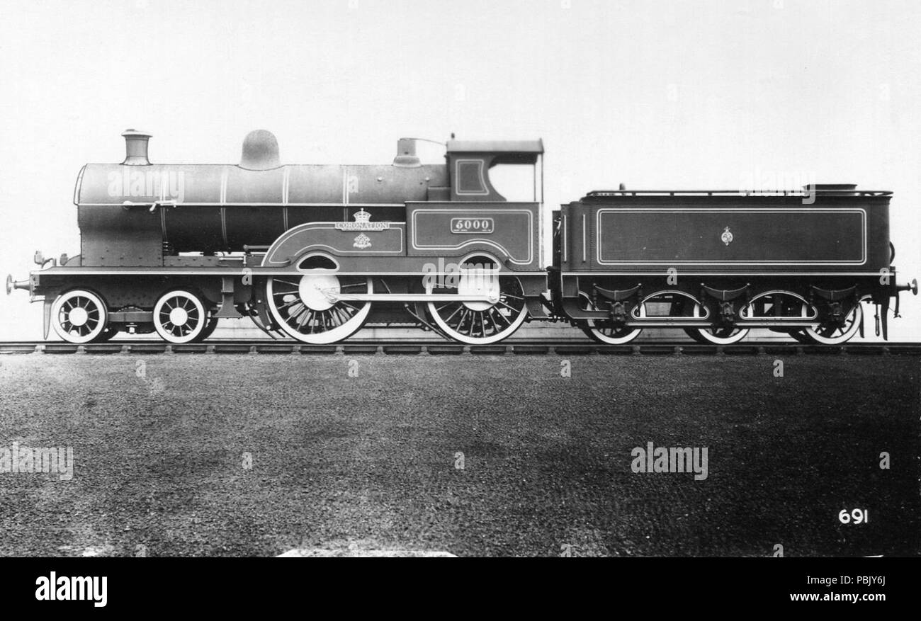 930 LNWR locomotive No. 5000 Coronation Stock Photo - Alamy