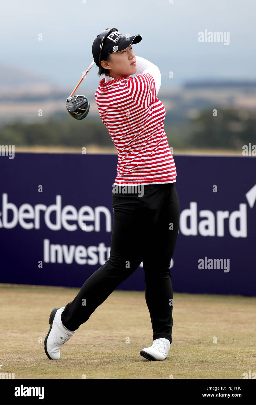 Republic koreas amy yang on 1st tee hi-res stock photography and images ...