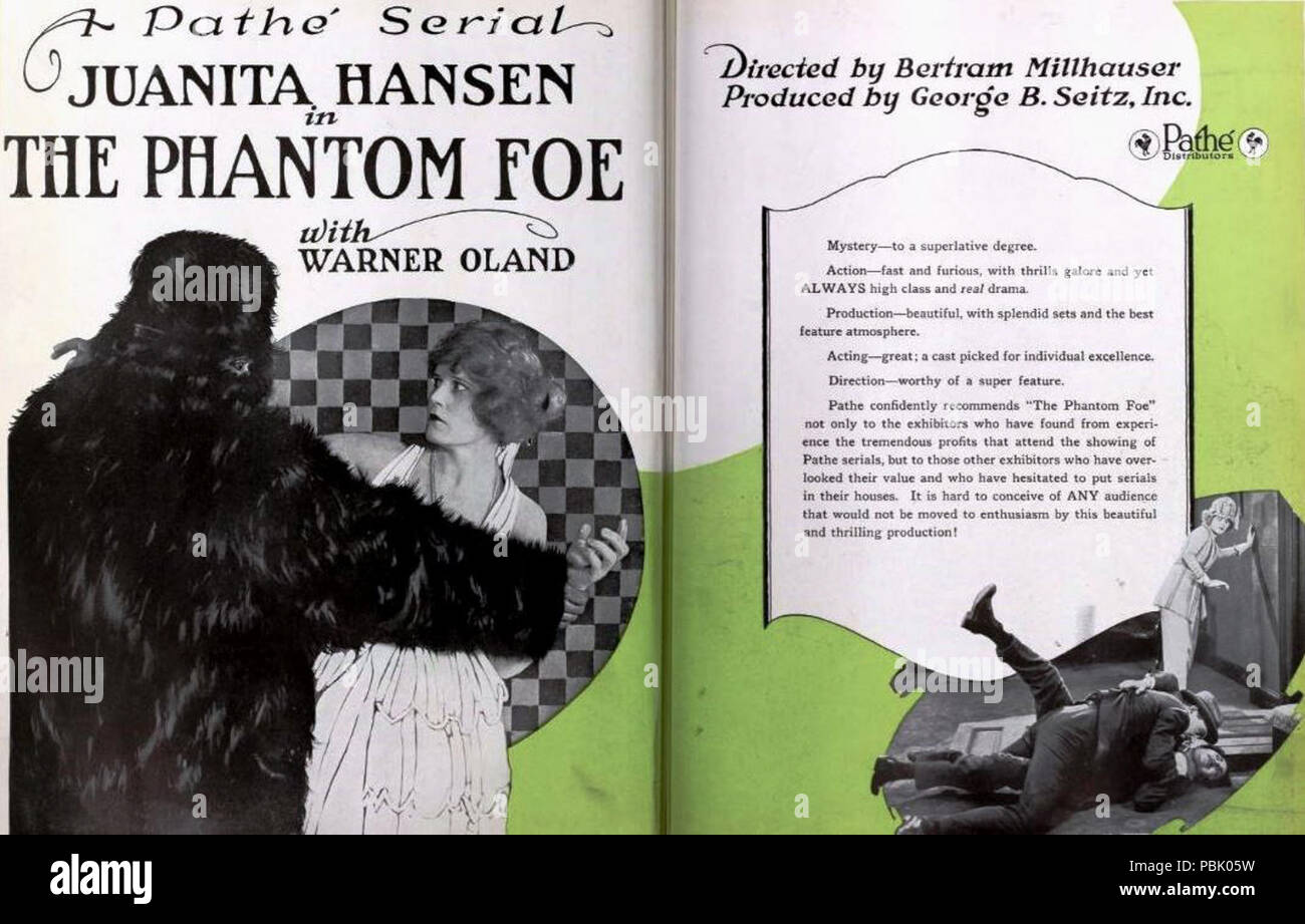 1665 The Phantom Foe (1920) - 2 Stock Photo - Alamy