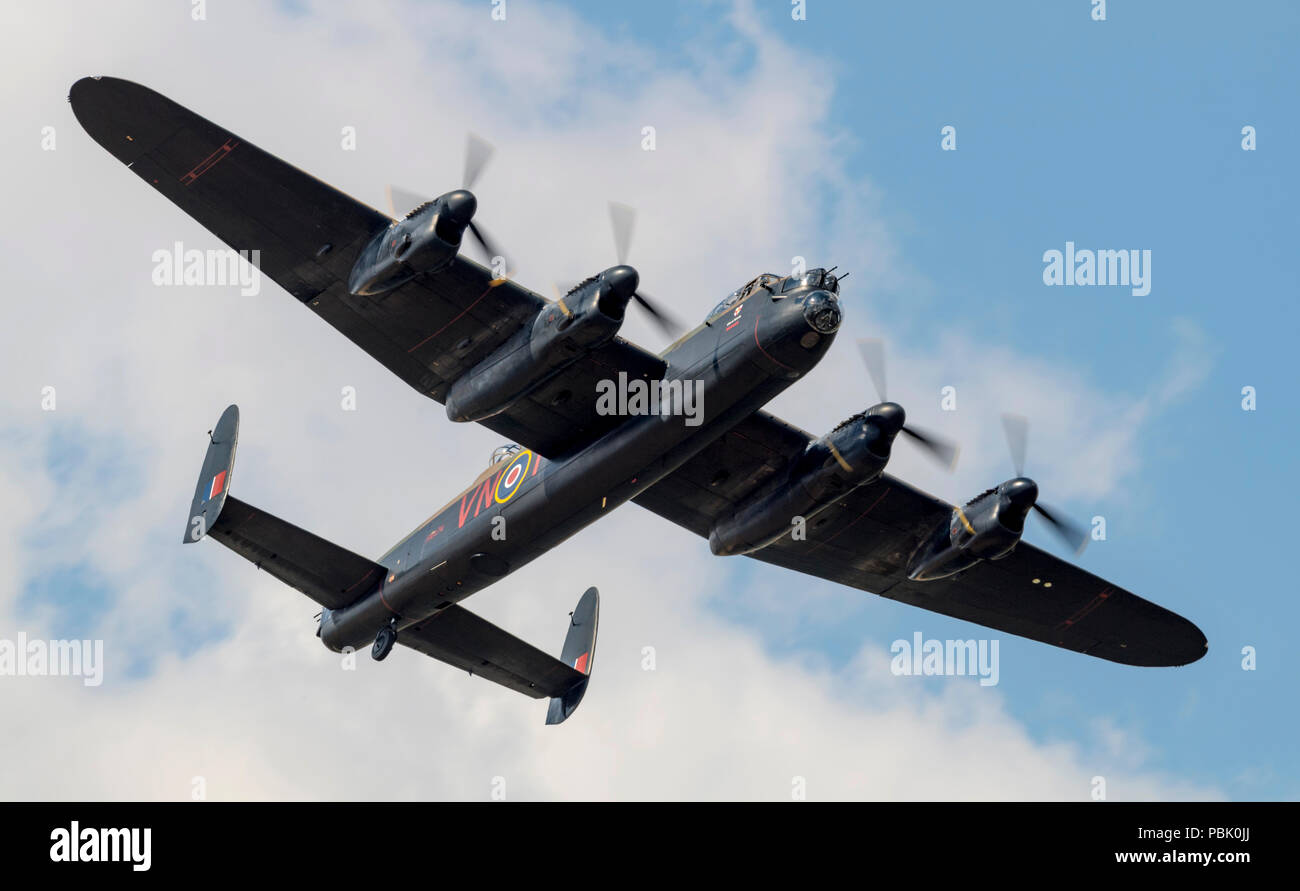 Avro Lancaster Bomber, PA474, BBMF Stock Photo - Alamy