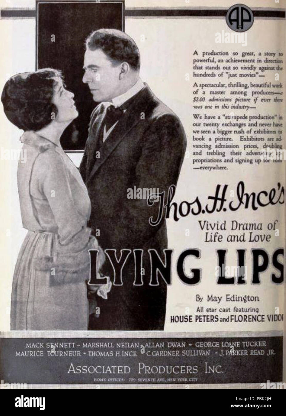 975 Lying Lips (1921) - 14 Stock Photo - Alamy