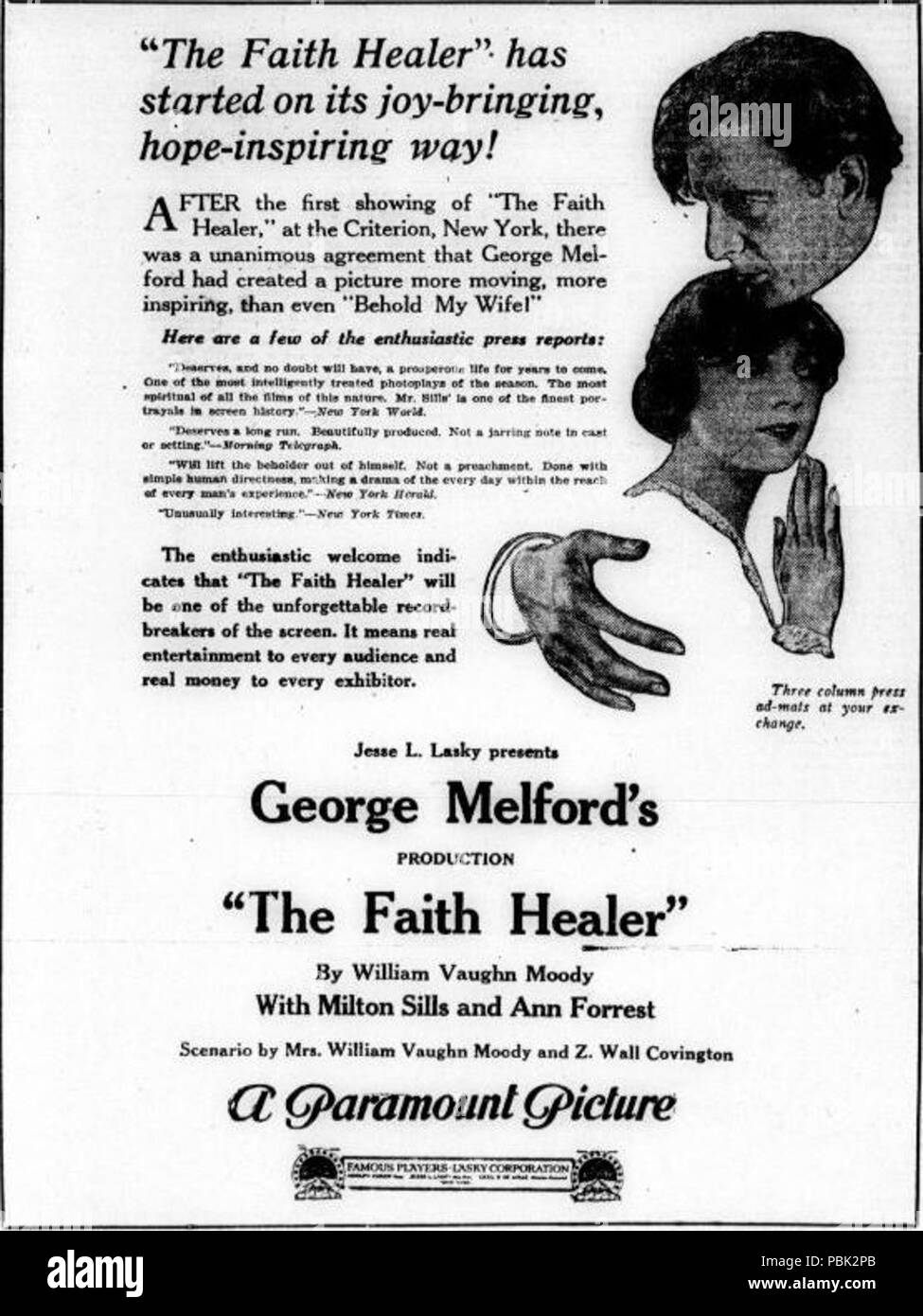 Faith healer hi-res stock photography and images - Alamy