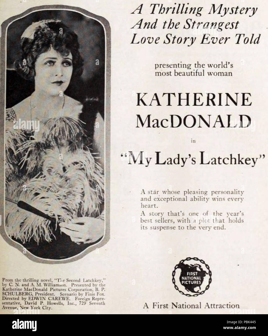 1075 My Lady's Latchkey (1921) - 8 Stock Photo - Alamy