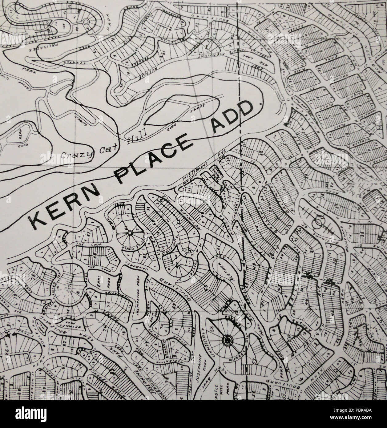 Kern map hi-res stock photography and images - Alamy