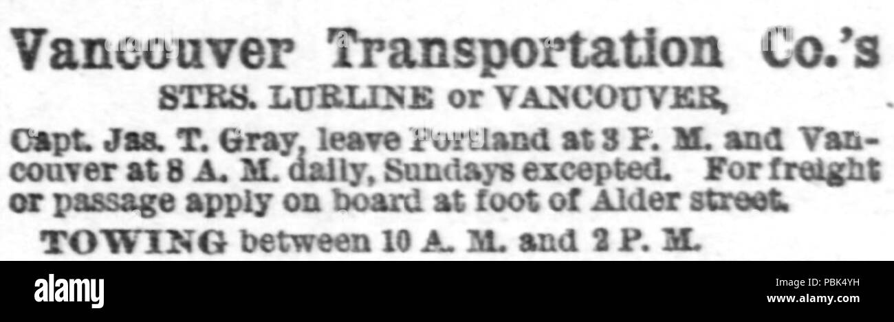 1885 advertisement hi-res stock photography and images - Alamy