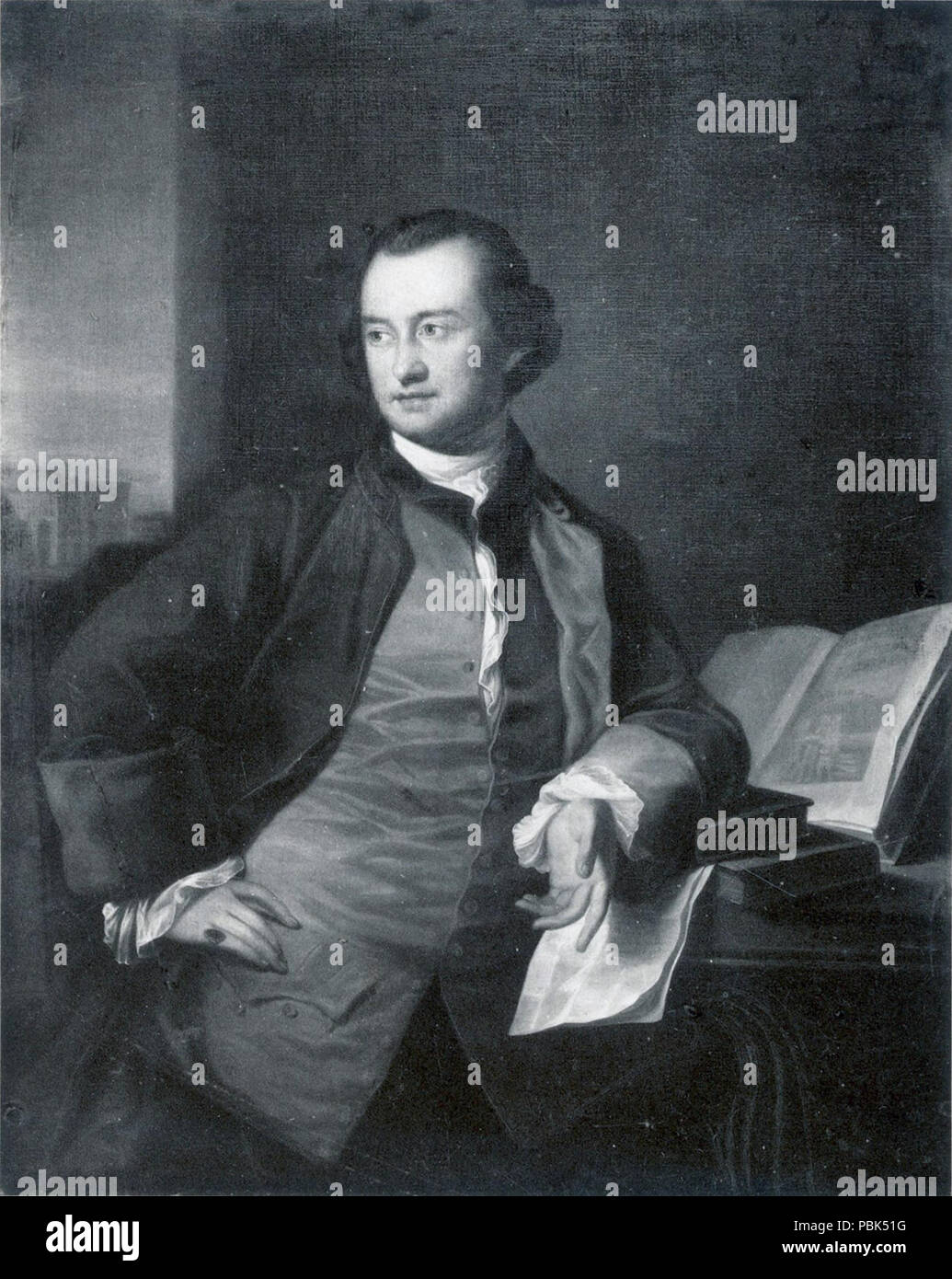 839 John Morgan (1735-1789) portrait print Stock Photo - Alamy