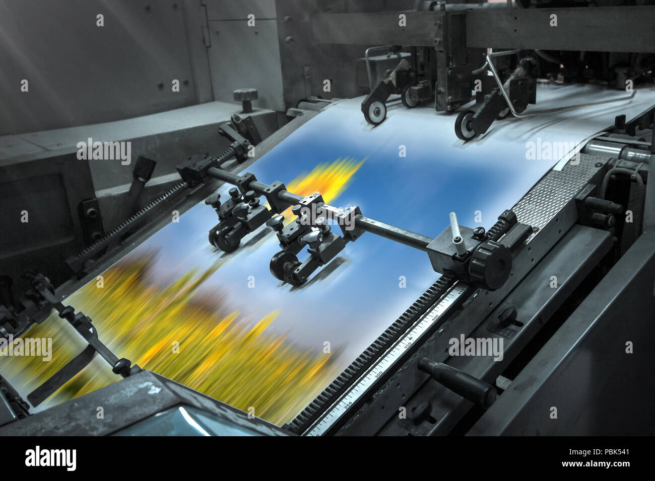 process in a modern printing house Stock Photo - Alamy
