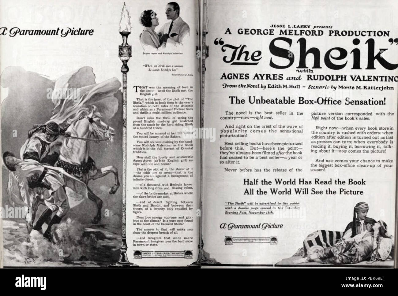 1921 the sheik hi-res stock photography and images - Alamy