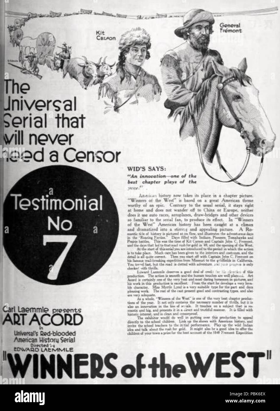 1862 Winners of the West (1921) - 7 Stock Photo - Alamy