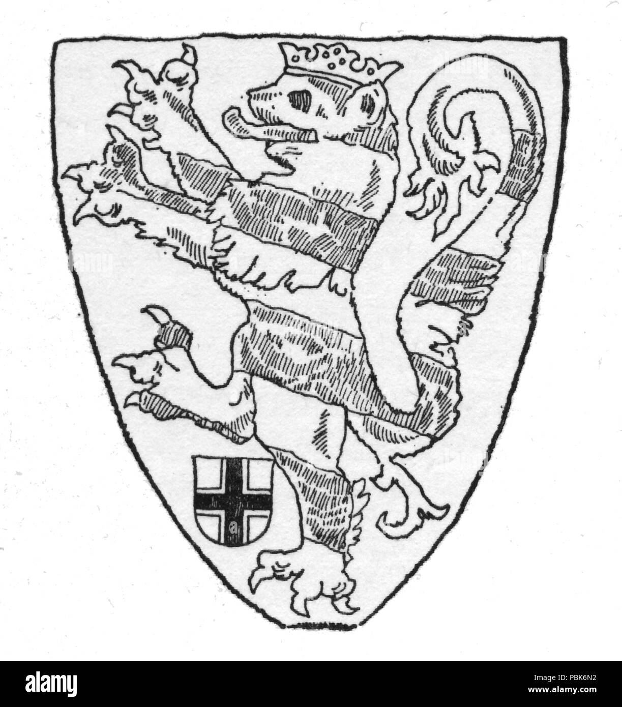 Wappen des Konrad von Thüringen 1831 Wappen des Konrad von Thüringen ...