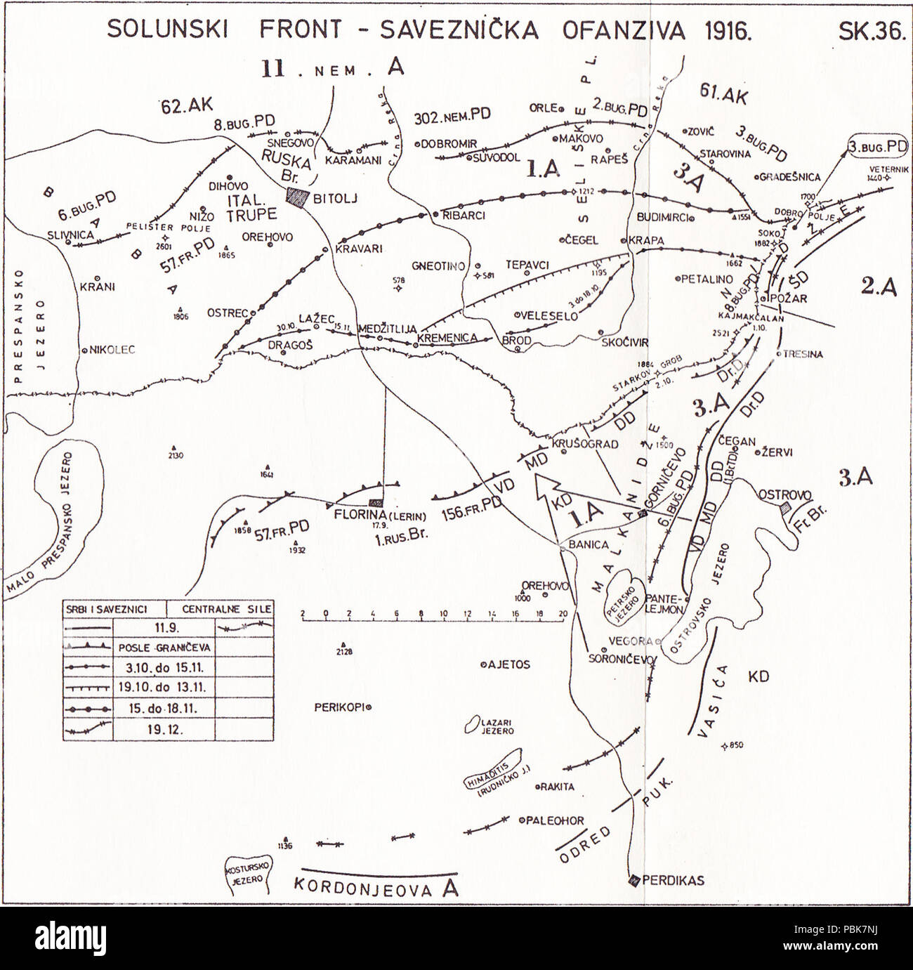 1549 Solunski front ofanziva 1916 Stock Photo - Alamy