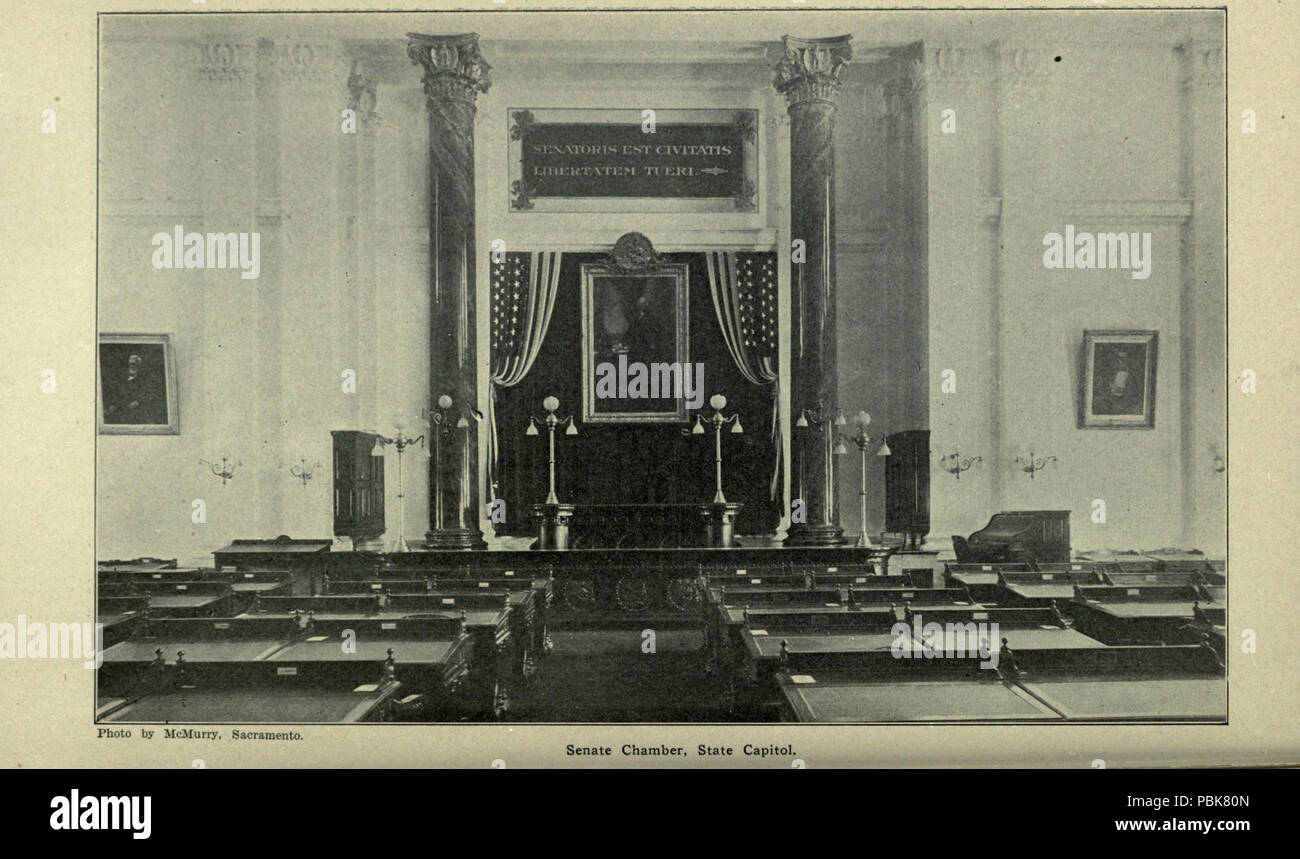 California state senate chamber hi-res stock photography and images - Alamy