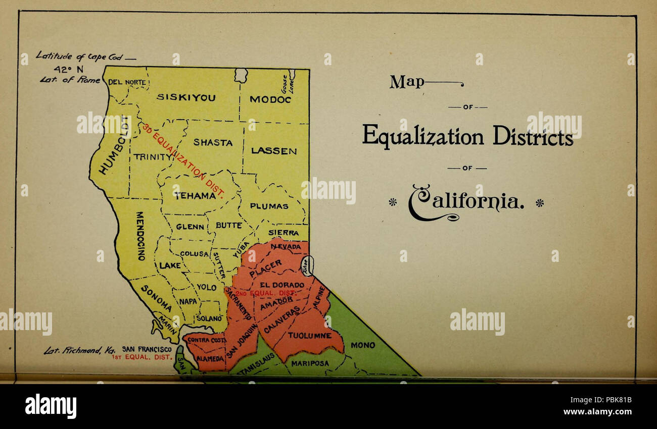 Districts map hi-res stock photography and images - Alamy