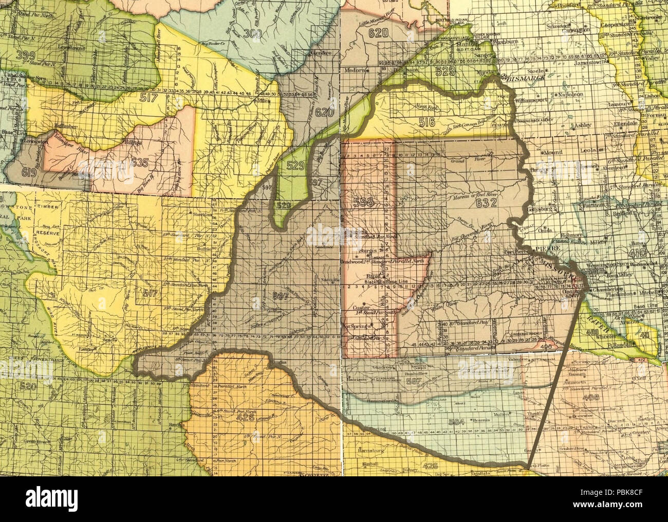 Native american territories hi-res stock photography and images - Alamy