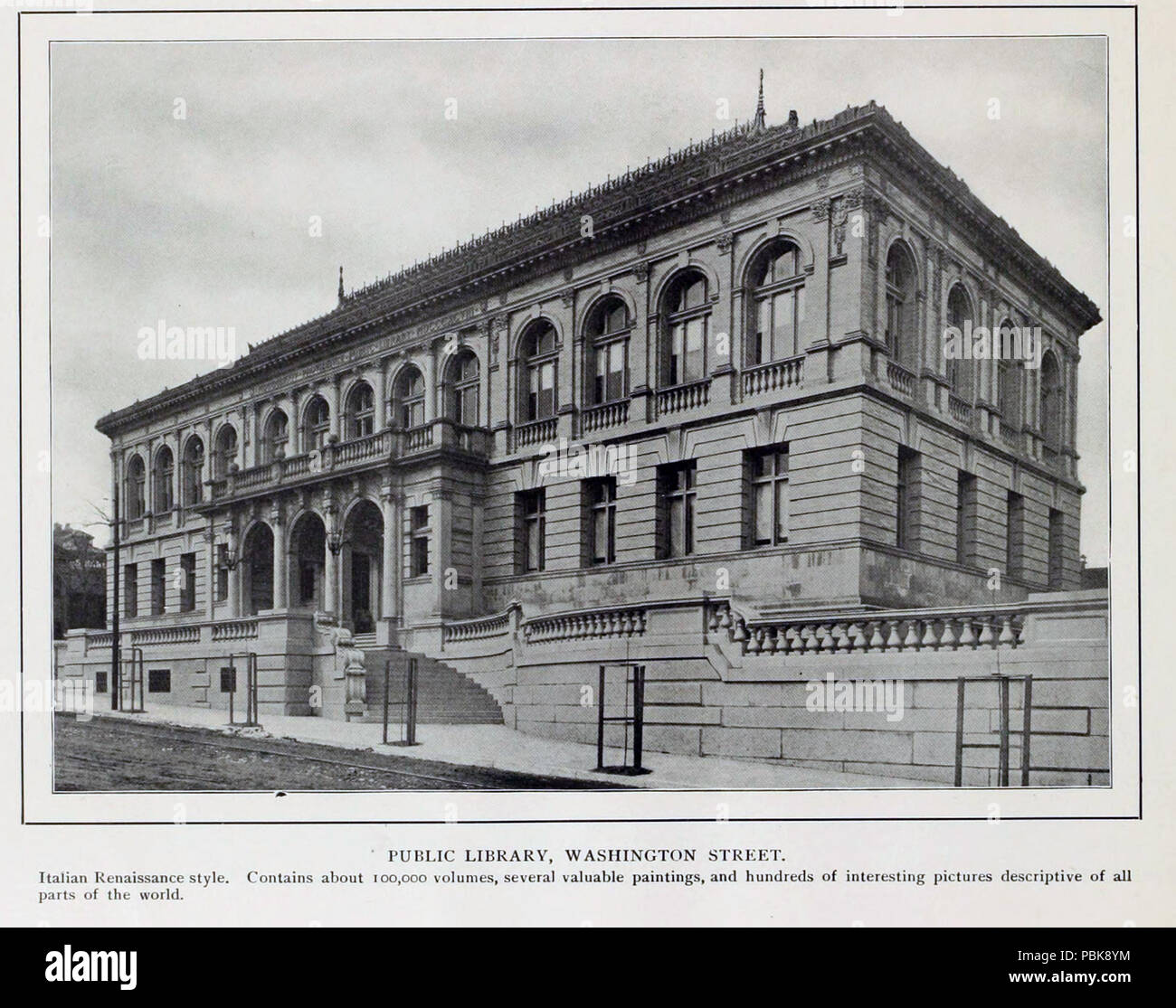 1259 Rhode Island Public Library from Views of Providence (1900 Stock ...