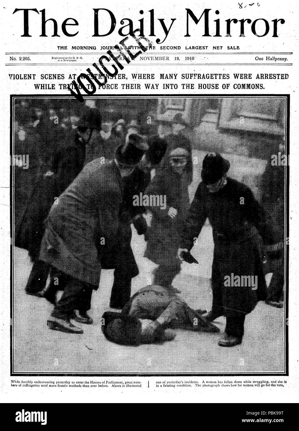 Daily mirror front page hi-res stock photography and images - Alamy