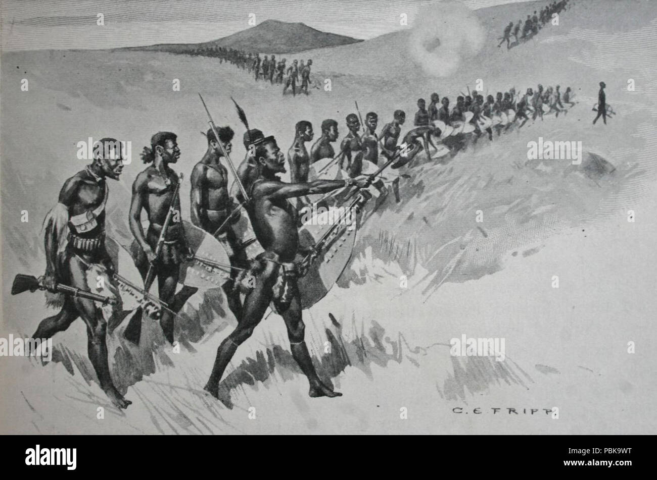 Zulu regiment hi-res stock photography and images - Alamy