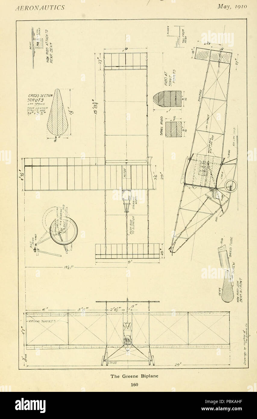 Biplane 1910 hi-res stock photography and images - Alamy