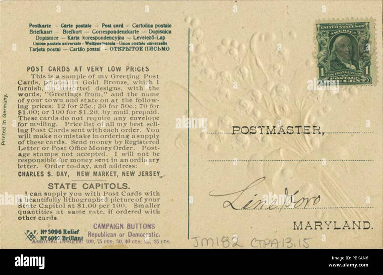 Greetings from postcard hi-res stock photography and images - Alamy