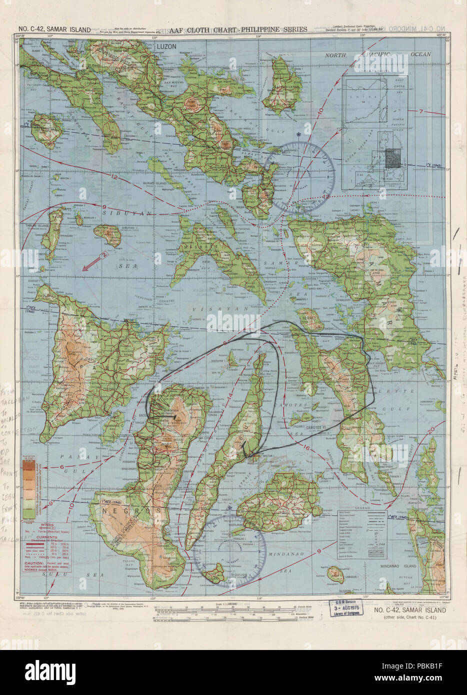 AAF cloth chart-Philippine series Stock Photo - Alamy