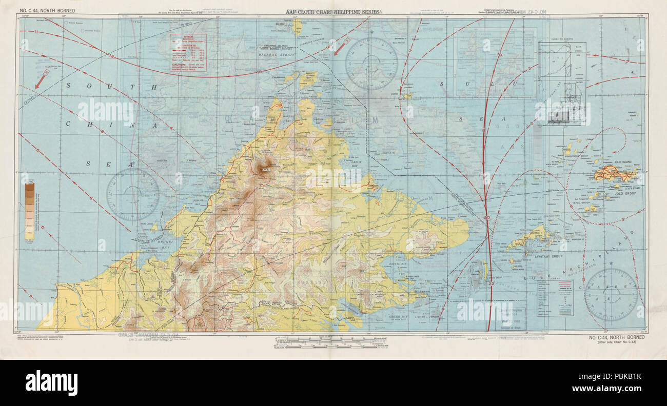 AAF cloth chart-Philippine series Stock Photo - Alamy