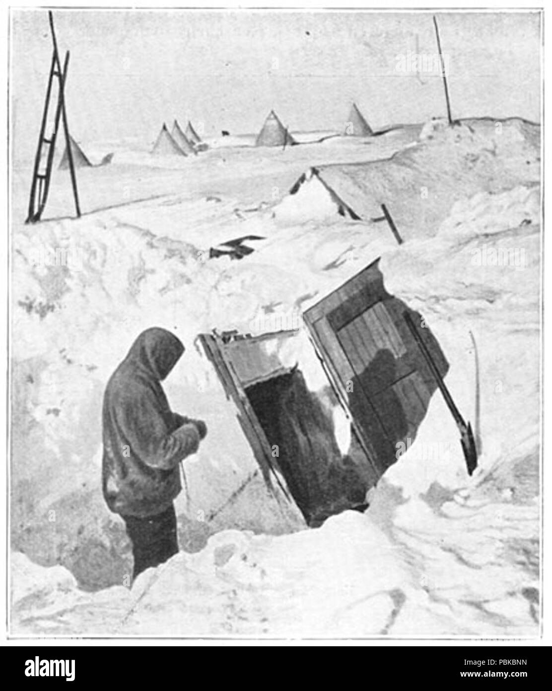 Aan de Zuidpool - p1913-124 Stock Photo - Alamy