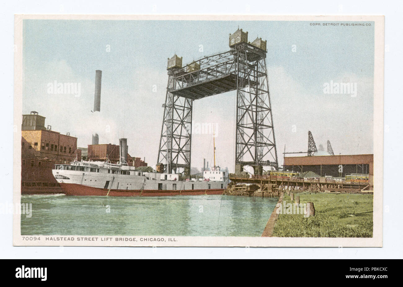 Halstead street lift bridge hi-res stock photography and images - Alamy
