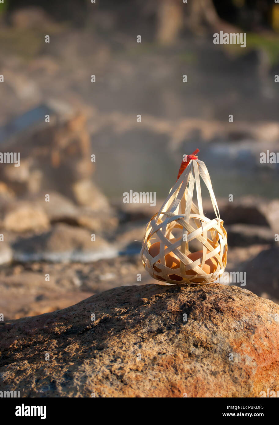 Hot spring eggs in hi-res stock photography and images - Alamy