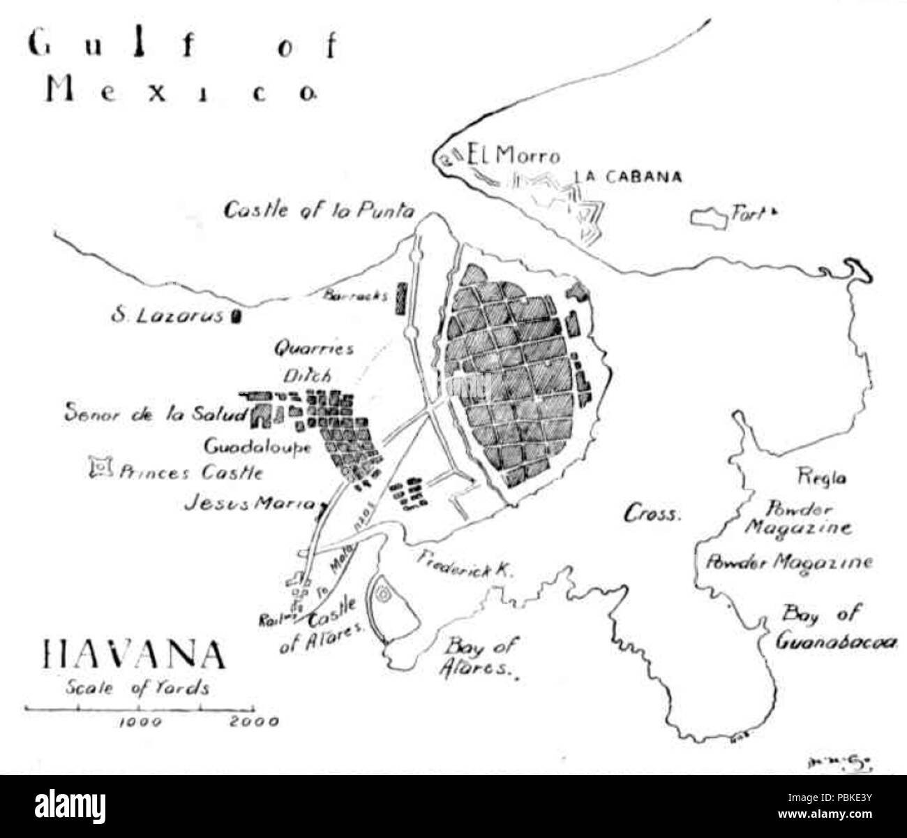 Havana map hi-res stock photography and images - Alamy