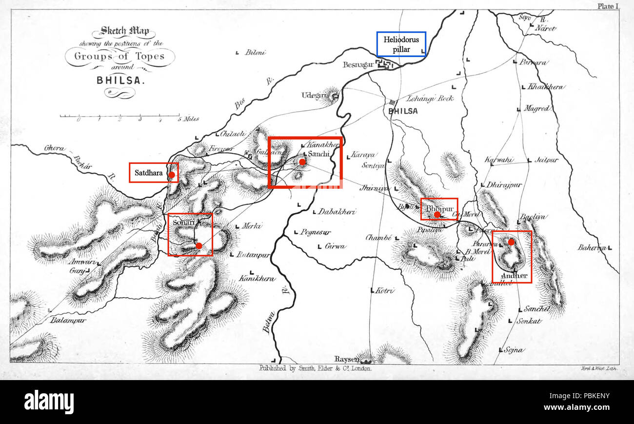 751 Heliodorus pillar and other monuments around Vidisha and Sanchi ...