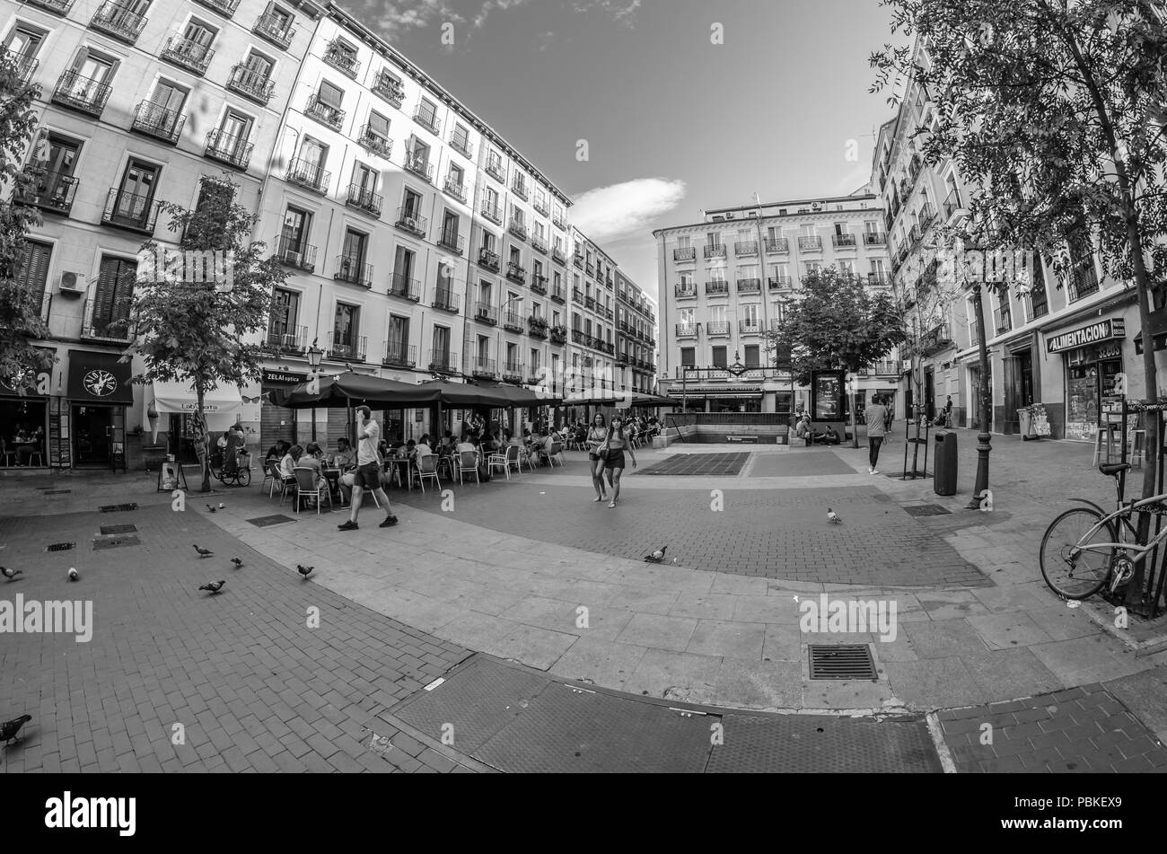 Chueca square Black and White Stock Photos & Images - Alamy