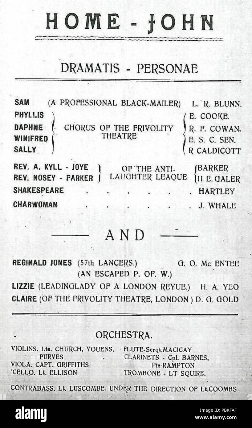 List of cast hi-res stock photography and images - Alamy